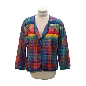 Canvas Backs | Jackets & Coats | Vintage Canvasbacks Colorful Artsy ...
